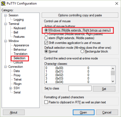 How to enable/disable Right-click paste in PuTTY – ItsyourIP.com